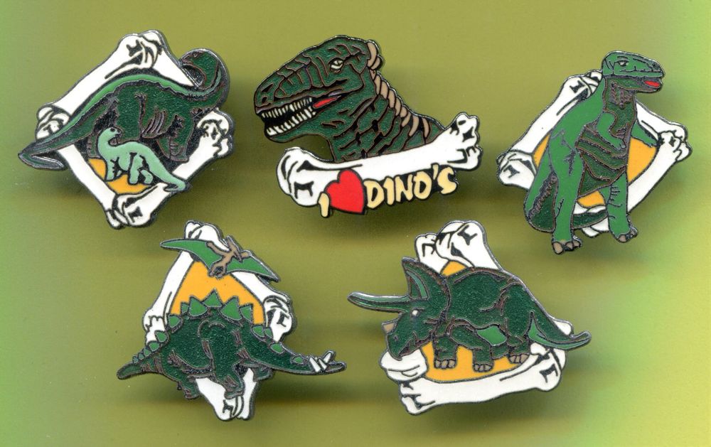 5 Pins Dinosaurier DINO'S | Kaufen auf Ricardo