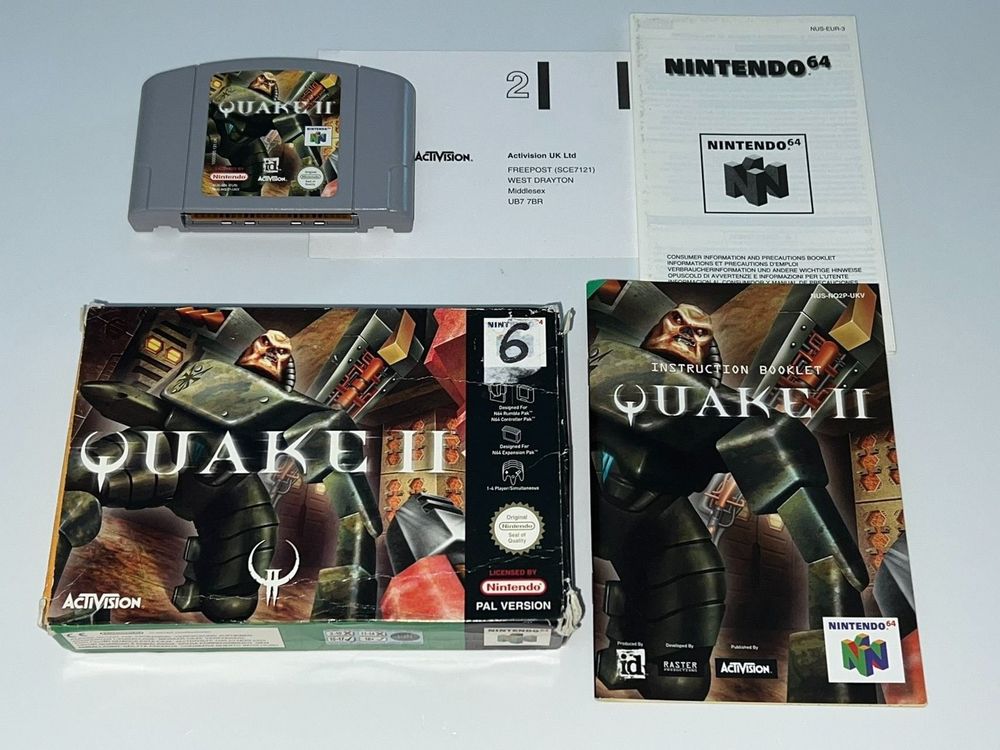 Nintendo 64 (N64) Spiel - Quake II / Quake 2 (OVP) (Gebraucht) in ...