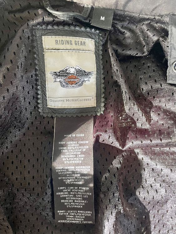 Harley-Davidson Lederjacke mit Kapuze, Grösse M, Top! (Gebraucht) in ...
