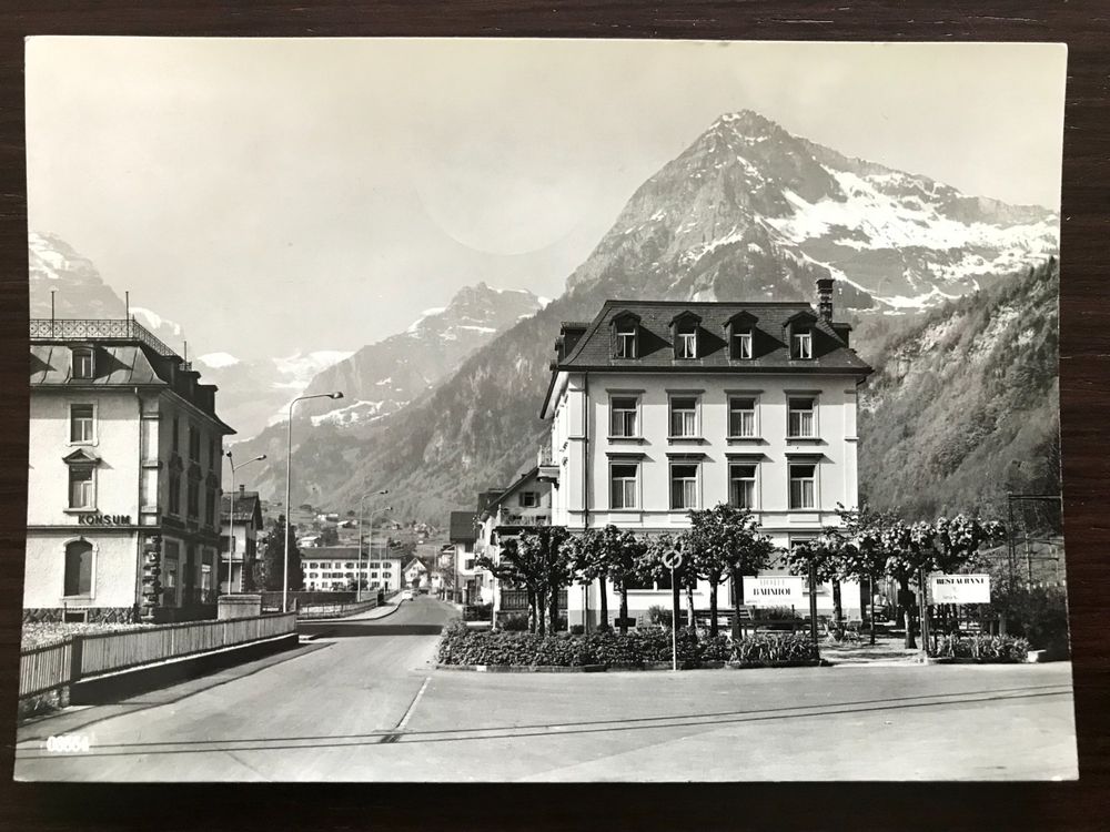 LINTHAL Hotel Restaurant Bahnhof, Konsum, 1964 | Kaufen auf Ricardo