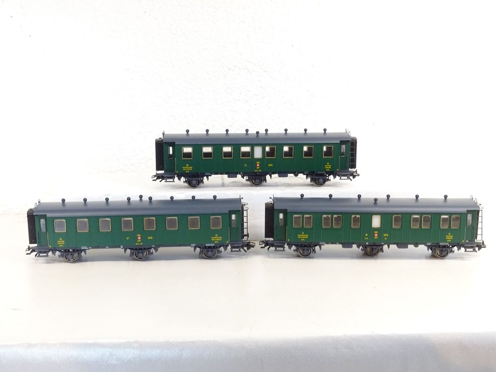 Liliput 334478 + 330488 Oltimerwagen SBB, 8478+3872,H0,GS,DC (Gebraucht ...