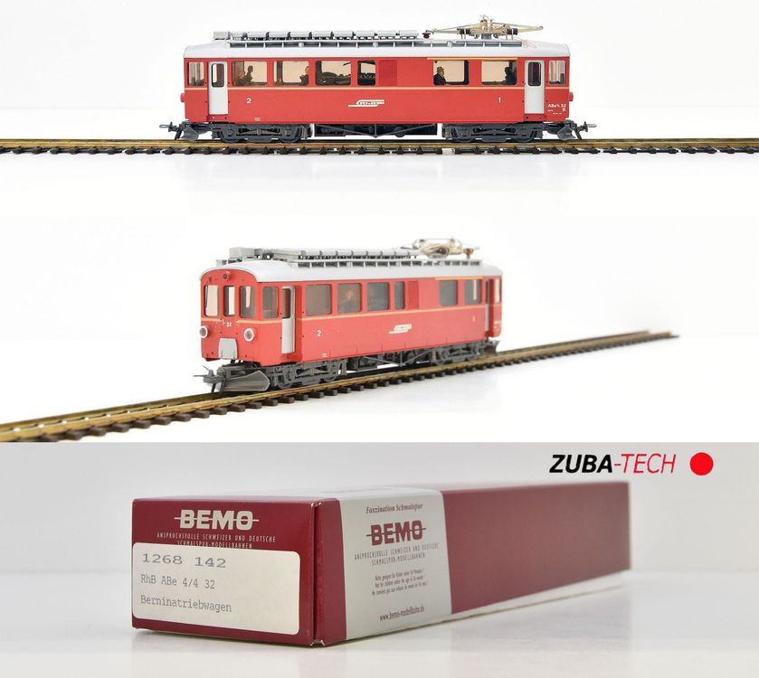 Bemo 1268 142 Berninatriebwagen ABe 4/4 I RhB H0m GS Digital (Gebraucht ...