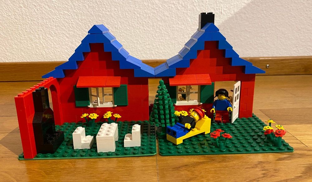 Lego 376 Stadthaus mit Garten kpl. +Bauanleitung o. Sticker | Kaufen ...