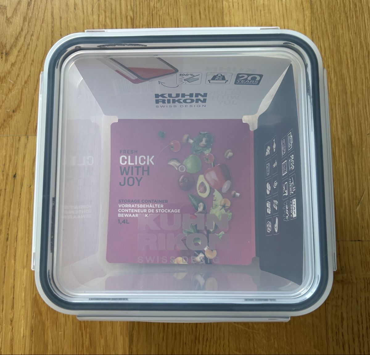 Boîte de conservation Kuhn Rikon, 1.4L (Neuf avec emballage d'origine ...