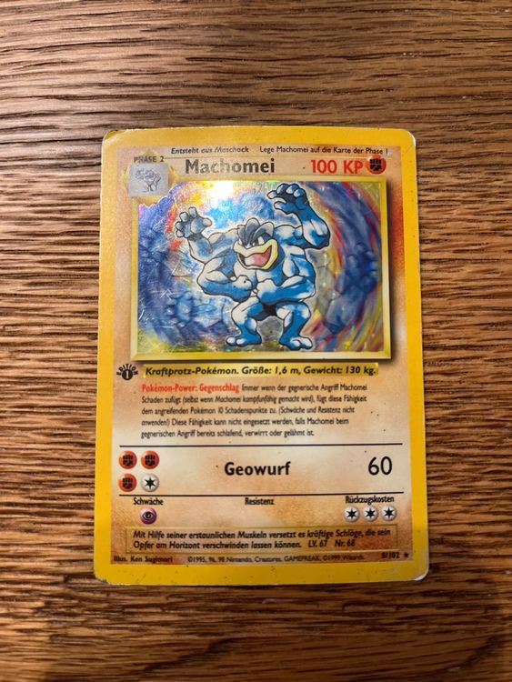 Pokemon Machomei 1 edition (Gebraucht) in Frauenfeld für CHF 9.5 – mit Lieferung auf Ricardo kaufen