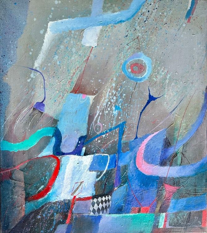 Wolfgang STEINER (1935) / grosses Gemälde | Kaufen auf Ricardo