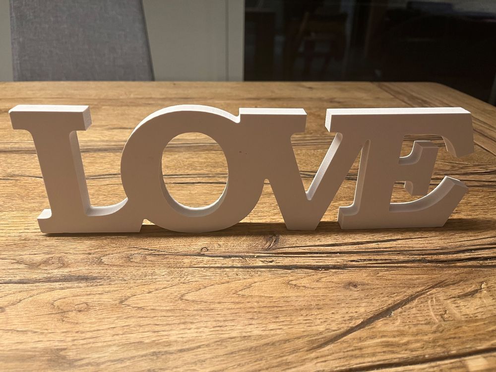 Schriftzug Love &JA | Kaufen auf Ricardo
