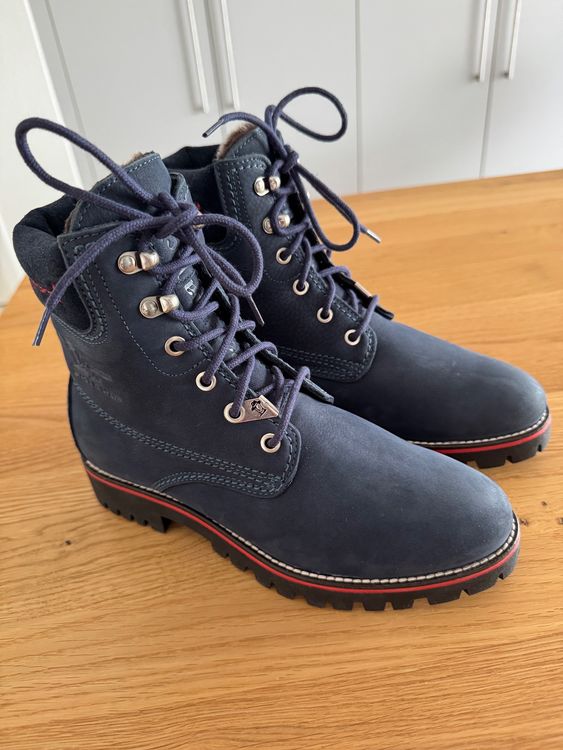 Panama Jack Stiefelette Nubukleder Marino-Navy Gr.37-NEU (Neu (gemäss ...