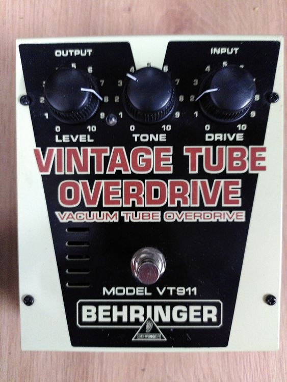 Behringer VT911 Tube Overdrive Pedal neuwertig inkl. OVP | Kaufen auf ...