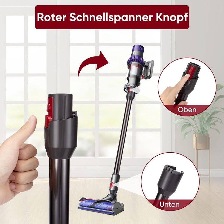 Dyson Verlängerungsrohr V12 / V10 Slim – 74 cm Grau (Neu und ...