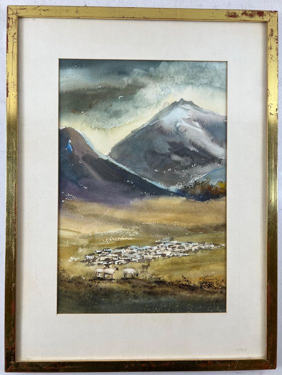 Mabel PALMER (1903-1998) USA Art Aquarell Signiert mit Notiz (Gebraucht) in Neuhausen am ...