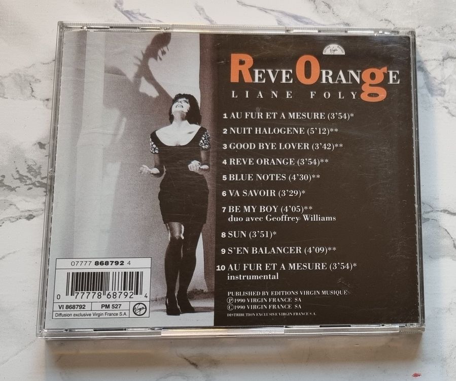 cd LIANE FOLY - Reve Orange - 1990 | Kaufen auf Ricardo