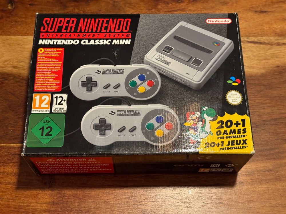 Super Nintendo Classic Mini SNES - inkl. HDMI und USB (Gebraucht) in ...