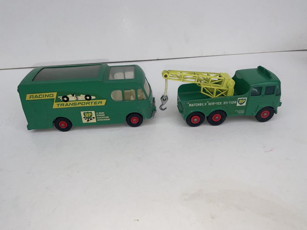 Matchbox BP Racing Transporter Service Station | Kaufen auf Ricardo
