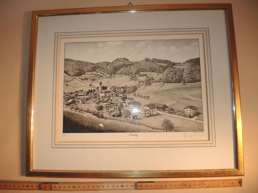 Original Stich von Mosnag von Paul Wyss (Gebraucht) in Rorschach für CHF 55 – mit Lieferung auf ...