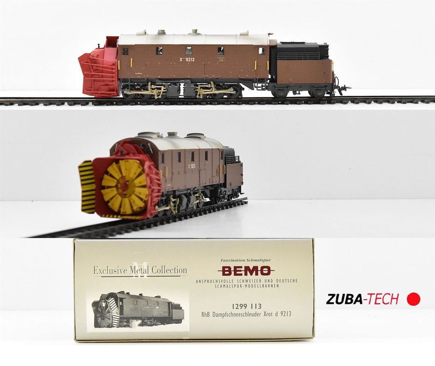 Bemo 1299113 Dampfschneeschleuder Xrot d (Neu (gemäss Beschreibung)) in ...