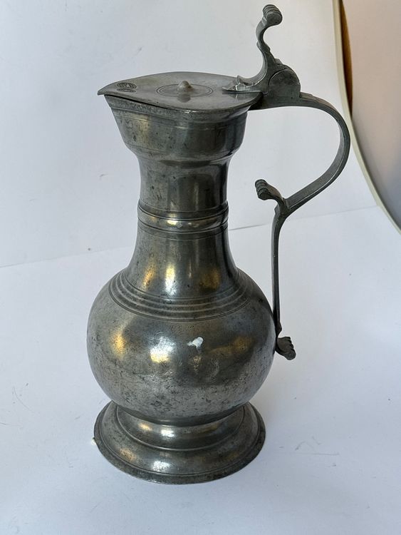 Antike Zinnkanne Kanne Zinn | Kaufen auf Ricardo