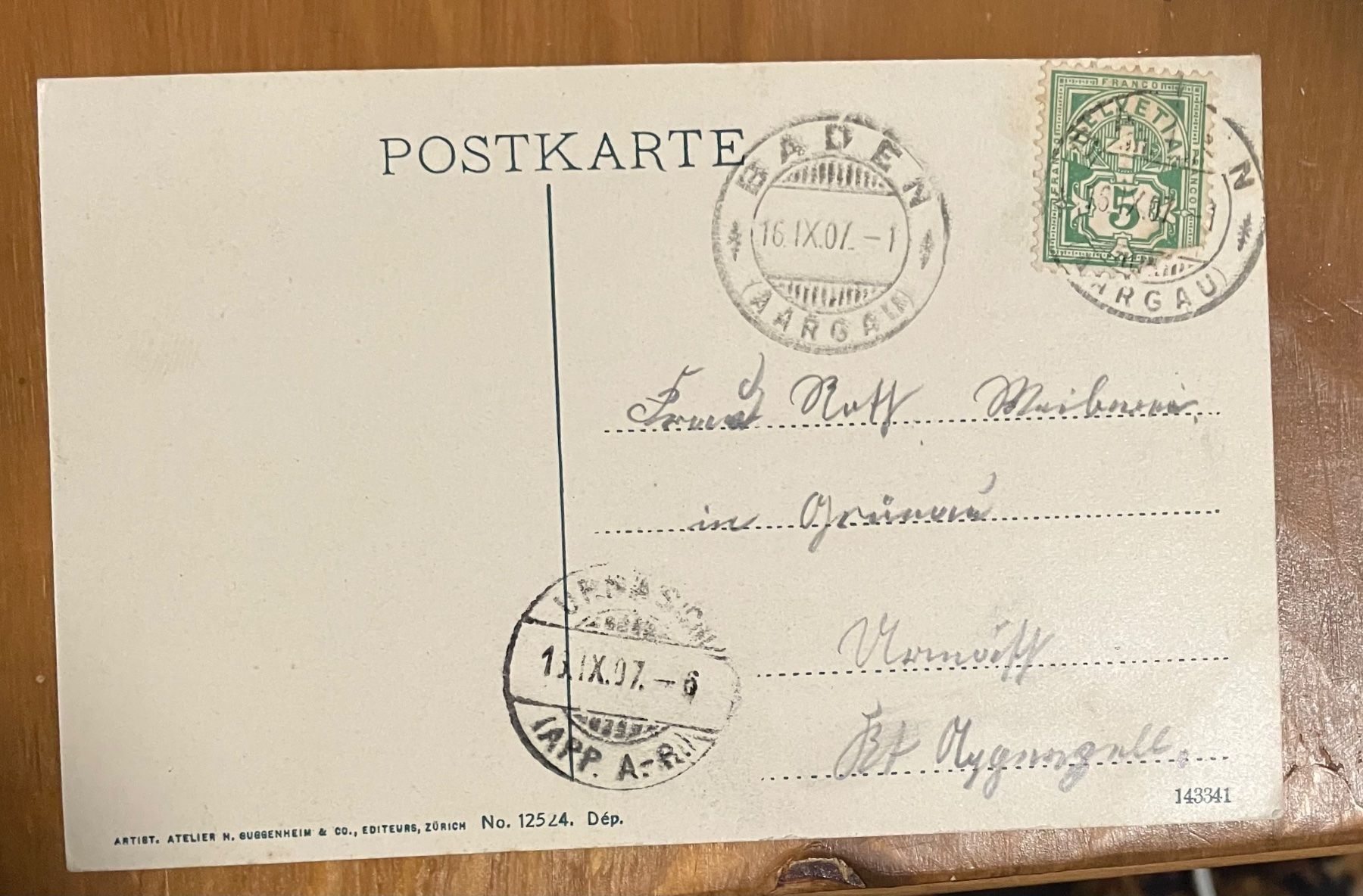 Alte Ansichtskarte Baden Bahnhof Aargau, Top Zustand! (Gebraucht) in ...