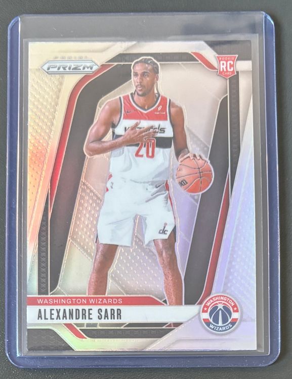 NBA Alexandre Sarr RC 2024 Prizm Silver Parallel Rookie Card (Neu ...