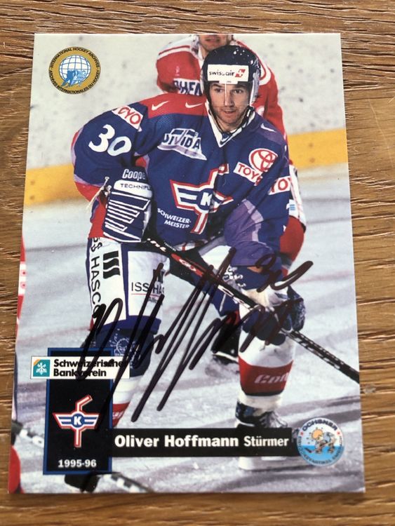 Oliver Hofmann Kloten EVZ Hockey Card signiert (Gebraucht) in ...