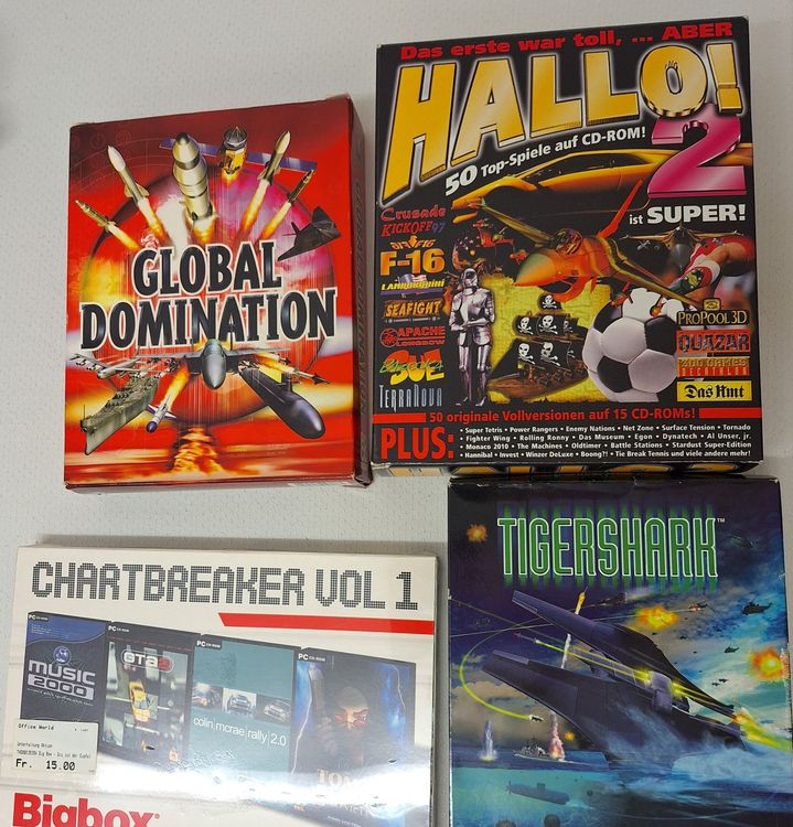 Diverse Big Box Computer Games | Kaufen auf Ricardo