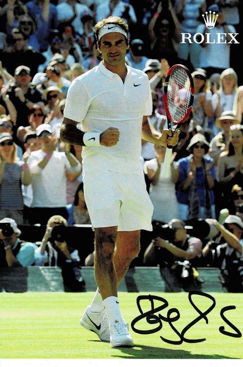 original autogramm roger federer (Gebraucht) in oftringen für CHF 12 ...