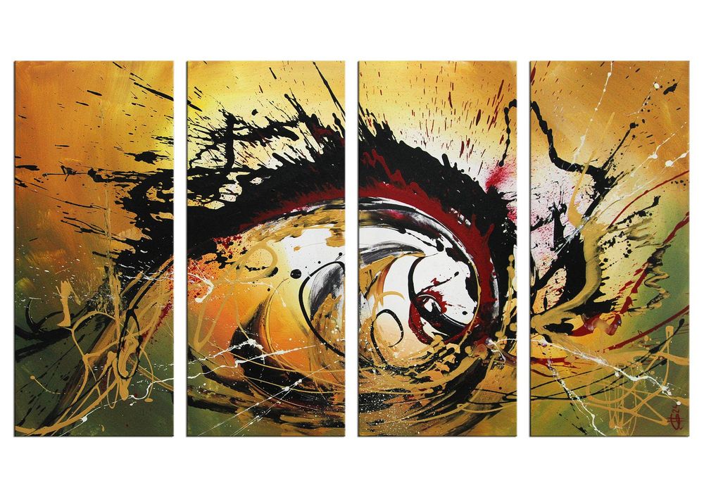 Gemälde GLOBAL IMPACT I Kunst Bilder Malerei, G. Hung | Acheter sur Ricardo