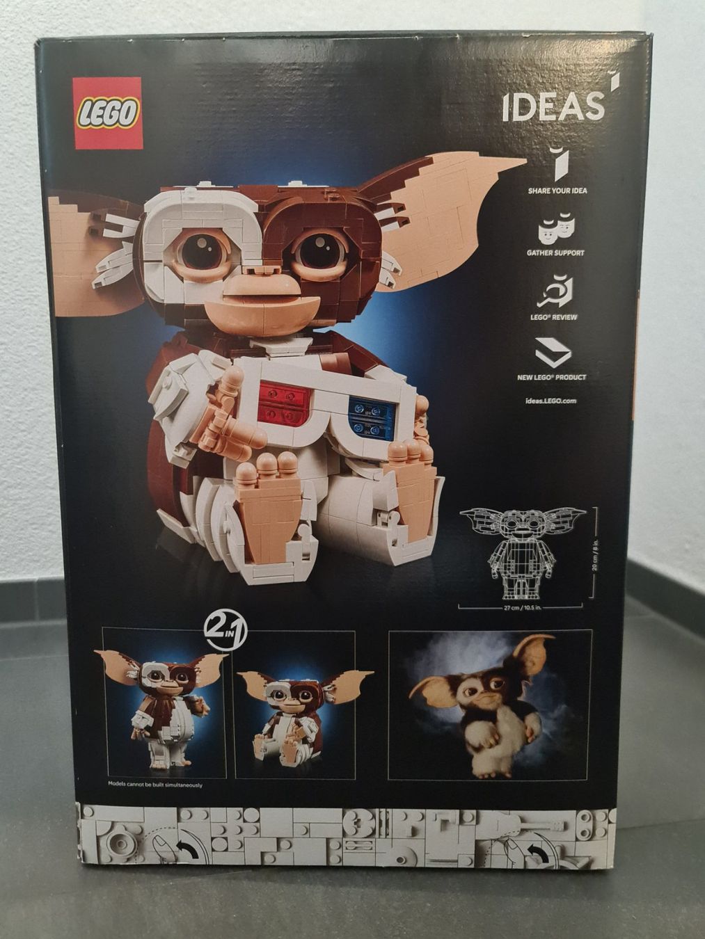 🧱 LEGO® Ideas 21361 – Gizmo (Gremlins) – Neu & ungeöffnet (Neu und ...