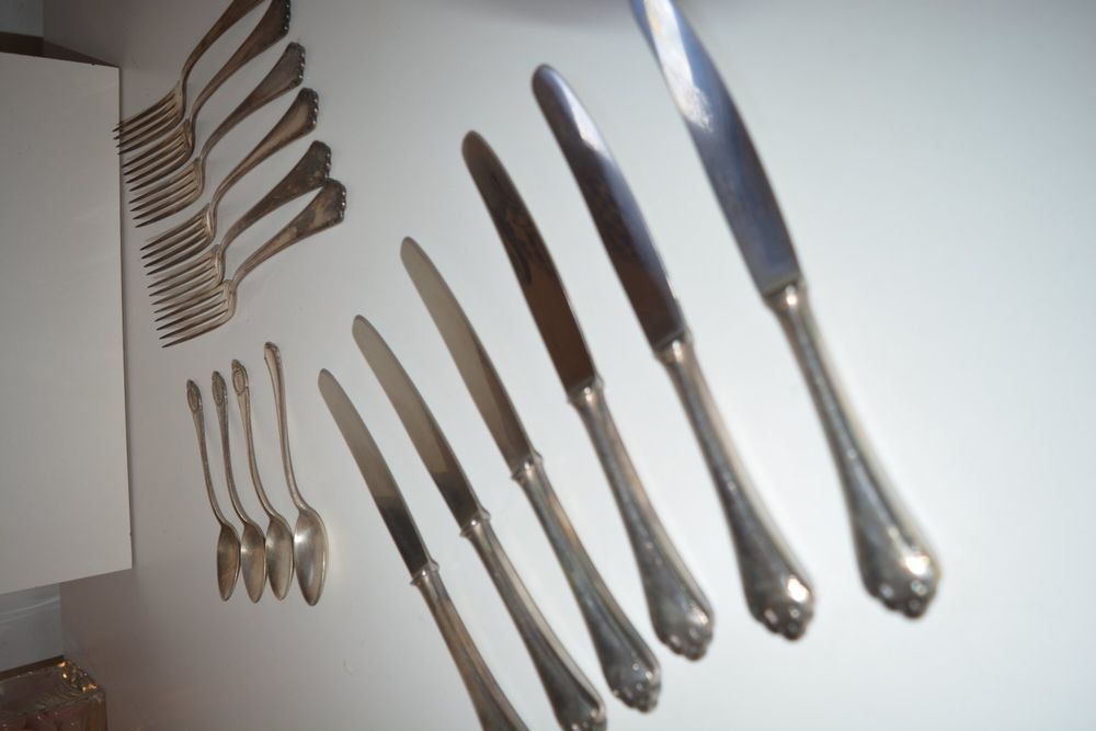 Silberbesteck Silber Besteck SET Geschirr Vintage versilbert | Kaufen auf Ricardo