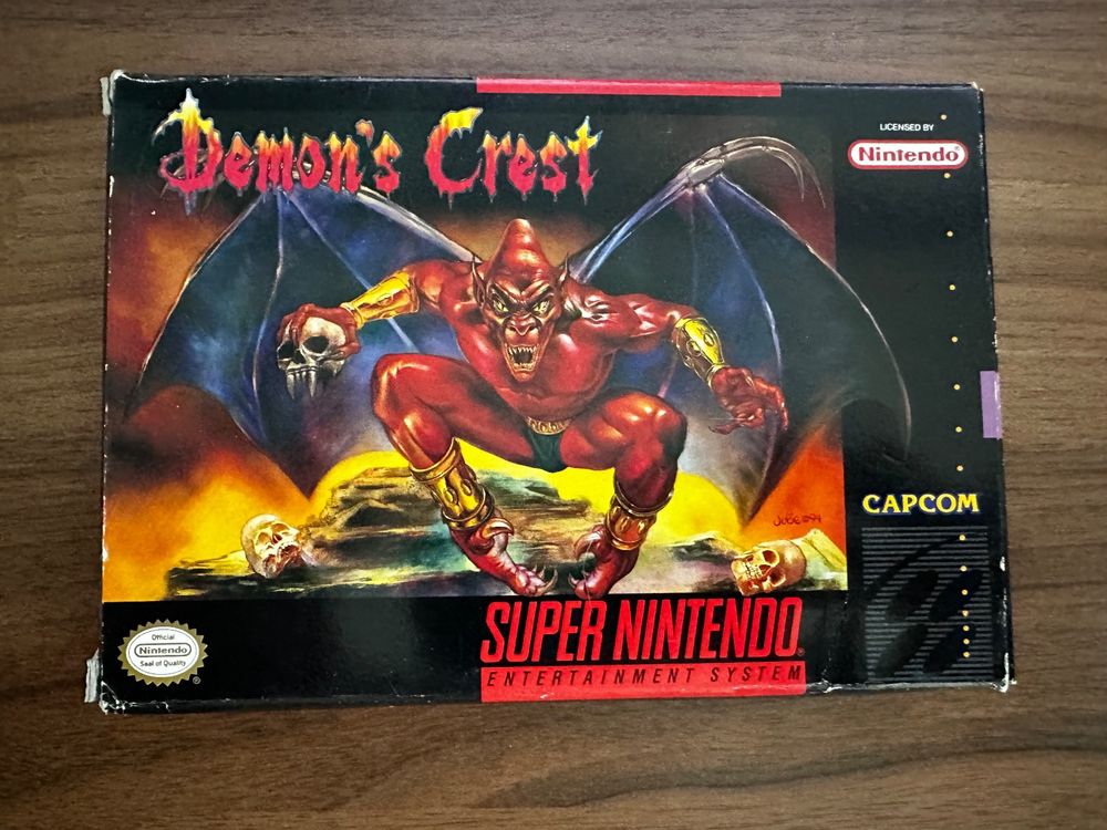 SNES US: Demon's Crest mit OVP und Anleitung | Kaufen auf Ricardo