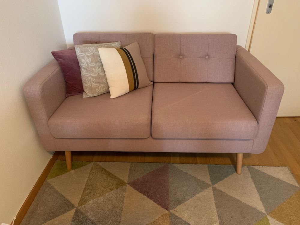 Sofa / Zweiersofa rosa (Gebraucht) in Zürich für CHF 130 – nur Abholung ...