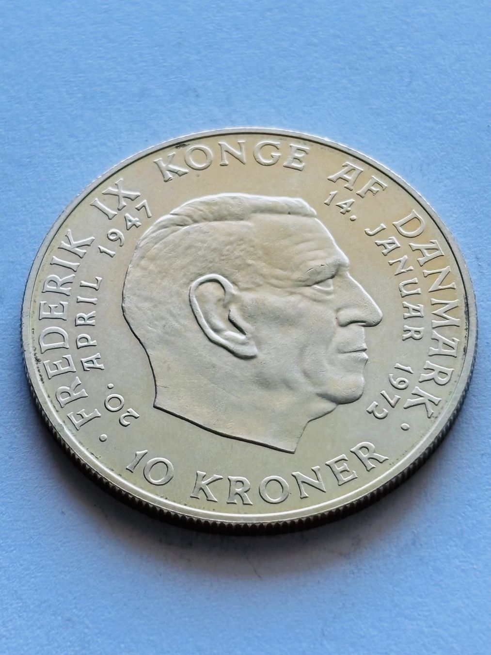 Silber 10 Kroner 20 Gramm Münze Dänemark TOP Zustand (Neu (gemäss ...