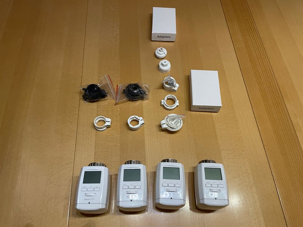4 x Heizkörperthermostat mit Stellantrieb Comet DECT | Kaufen auf Ricardo