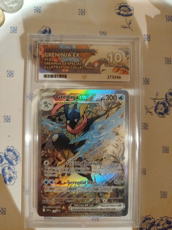 Greninja ex #132 Pokemon Promo Ace Grading (psa) 10 (Neu und ...