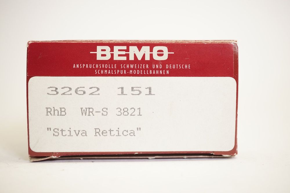4∑ Bemo 3262 151 RhB Salonwagen Stiva Retica WR-S 3821 (Gebraucht) in ...
