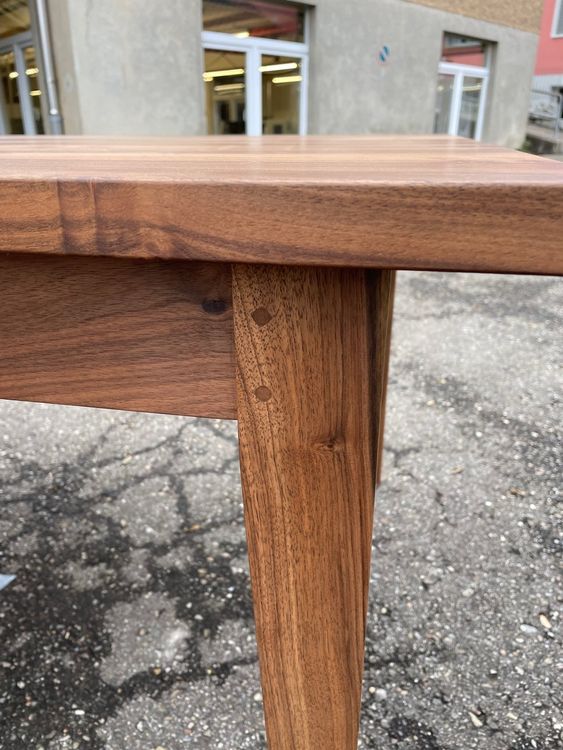 Nussbaum Tisch Biedermeier, natur geölt 280 x 105 cm H 77 cm | Kaufen ...