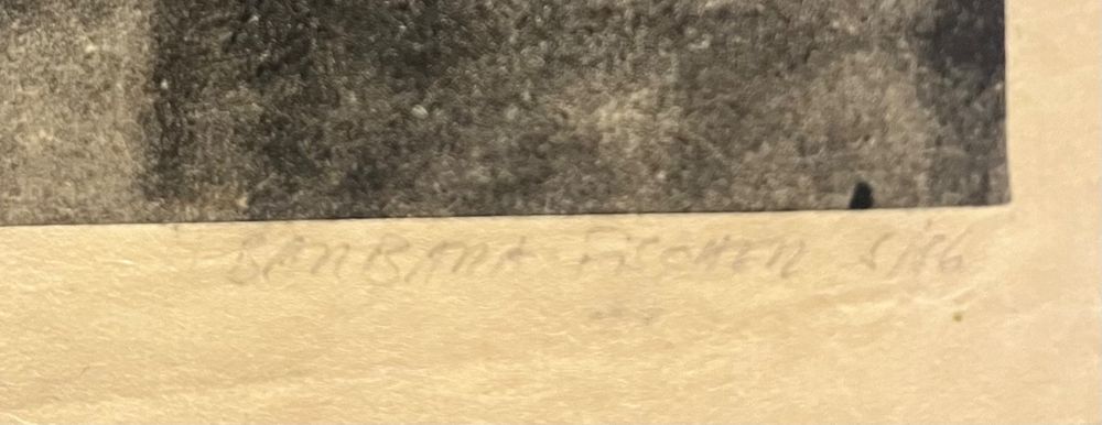 Barbara Fischer Holzschnitt Handsigniert | Kaufen auf Ricardo