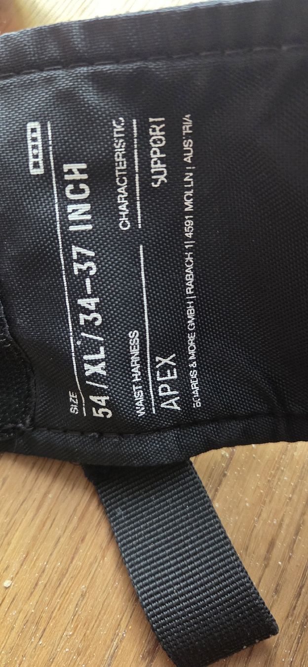 ION Apex 8 Kite Trapez, Grösse 54/XL, Top Zustand! (Gebraucht) in St ...