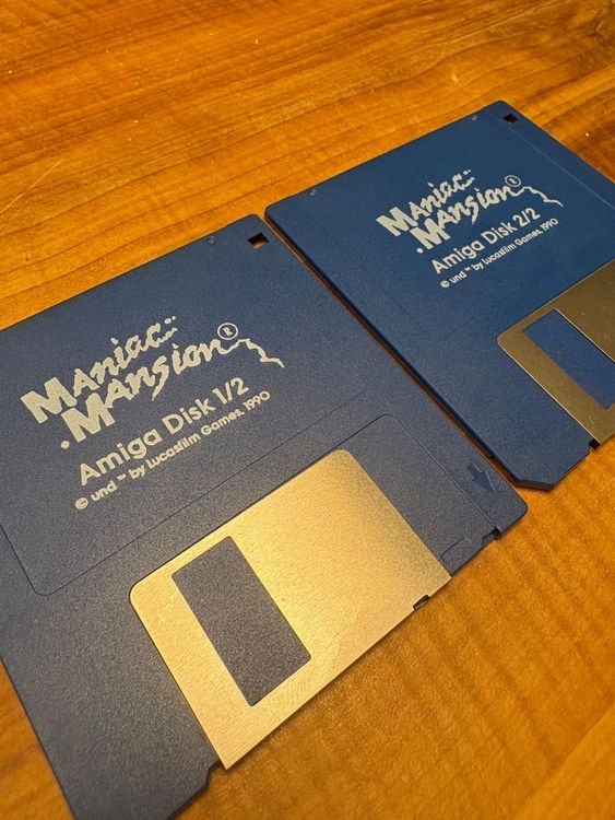 Amiga Spiel: Maniac Mansion (nur Disketten) (Gebraucht) in Niederhasli ...