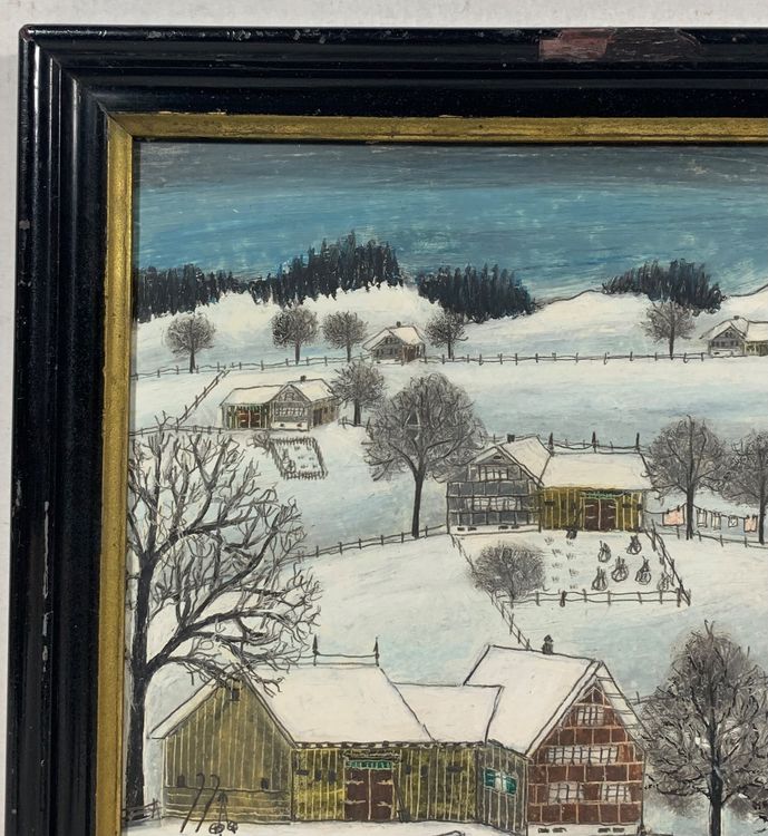 Verena Broger (1943)Appenzeller Winterlandschaft Gemälde (Gebraucht) in Root für CHF 760 – mit ...