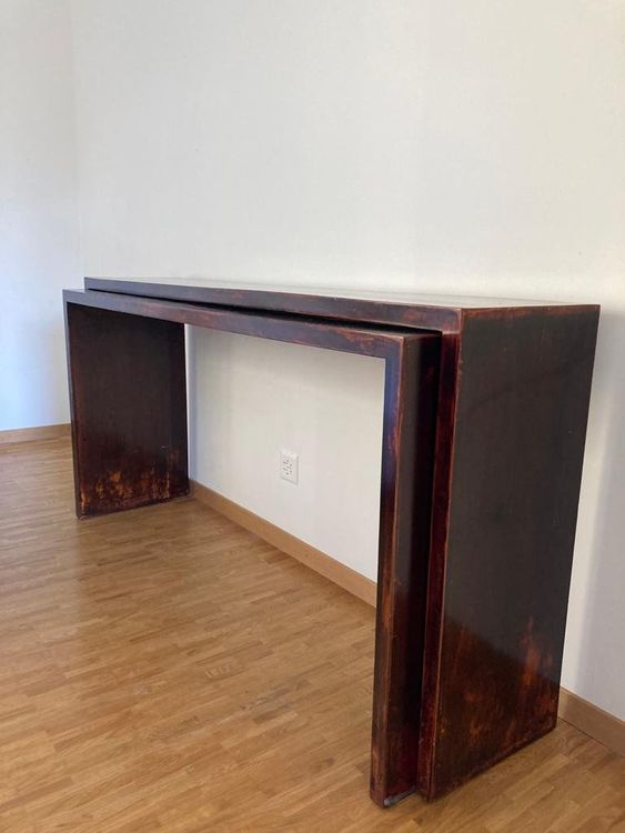 Double console en bois en très bon état | Kaufen auf Ricardo