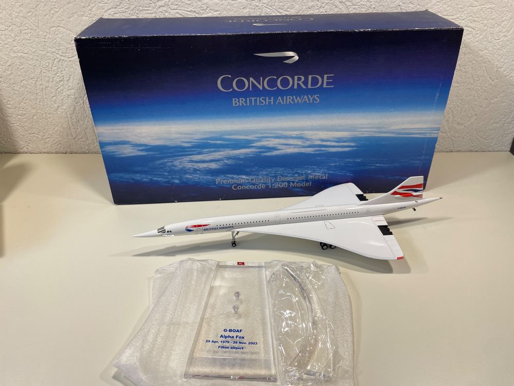 Hogan Wings 1:200 Concorde British Airways G-BOAF, Metall (Neu und ...