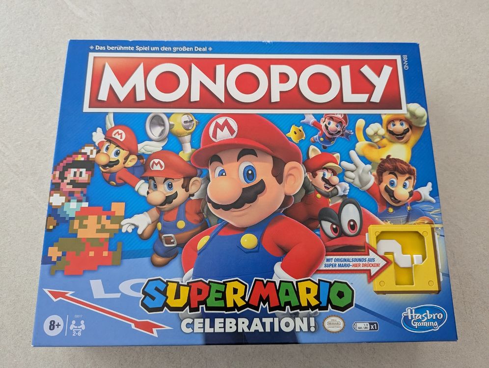 Monopoly Super Mario Celebration in gutem Zustand. (Gebraucht) in Oberuzwil für CHF 15 – mit ...