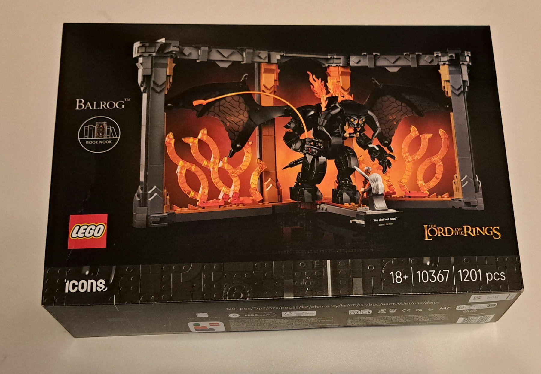 LEGO Icons 10367 Der Herr der Ringe: Balrog (Neu und originalverpackt ...