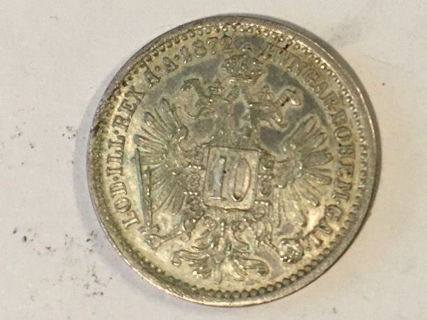 Austria 10 Kreuzer 1872 Franz Josef I Silber 0,400 | Kaufen auf Ricardo