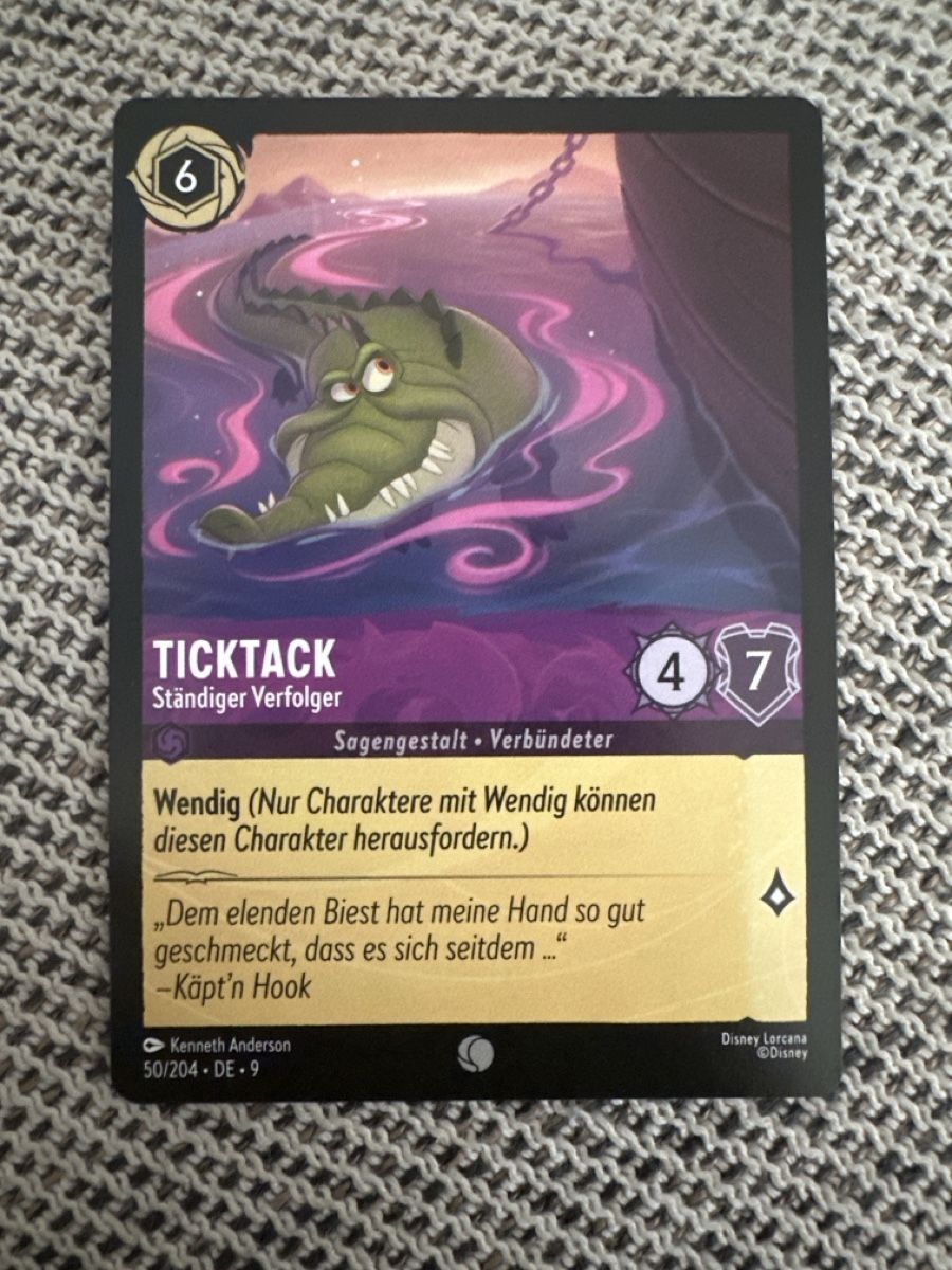 Ticktack Lorcana Disney 50/204 DE (Nuovo e nell'imballaggio originale ...