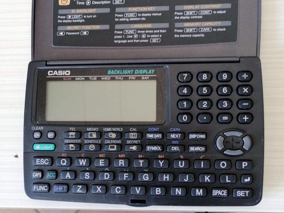 Casio Digital Diary Netbook | Kaufen auf Ricardo