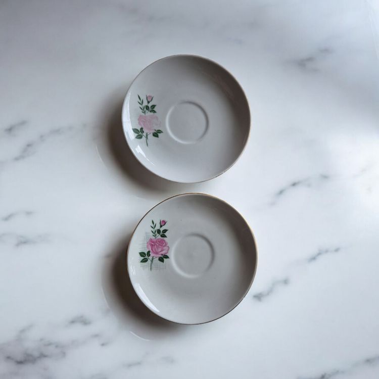 2 x Kahla Konitz Klein-Unterteller Rosen Dekor Vintage (Gebraucht) in Bern für CHF 2 – mit ...