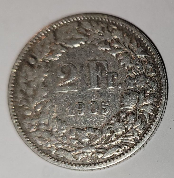 2 FRANKEN / SCHWEIZ 1905 (AUFLAGE 300'000) (Gebraucht) in Mumpf für CHF 5 – mit Lieferung auf ...