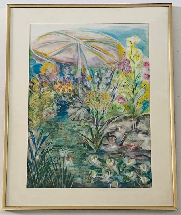 Fritz Hauser Pastell Gemälde Monogrammiert F.H | Kaufen auf Ricardo